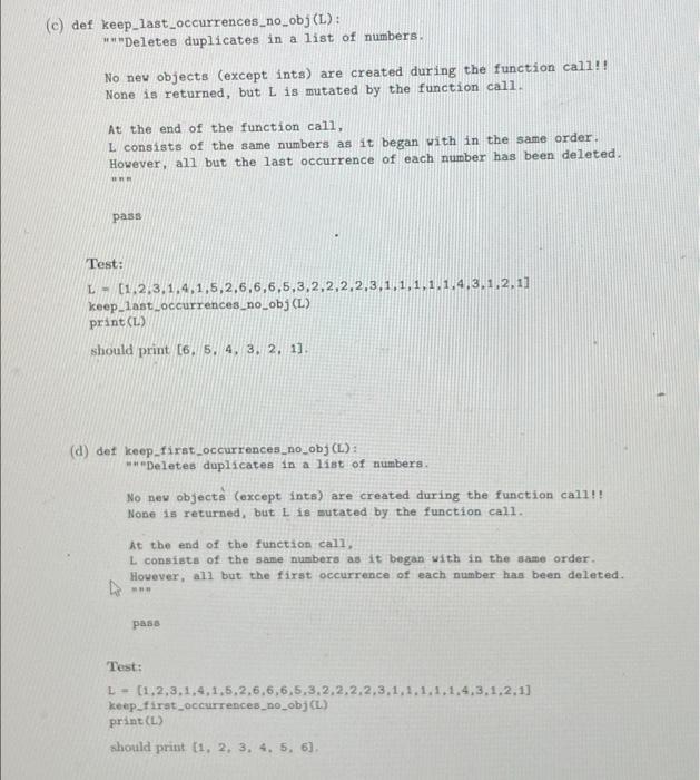 Solved In every question, you are given an empty function | Chegg.com
