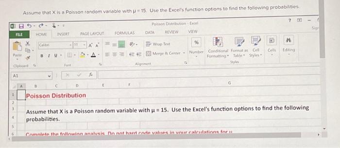 Solved Assume that is a Poisson random variable with p - 15. | Chegg.com