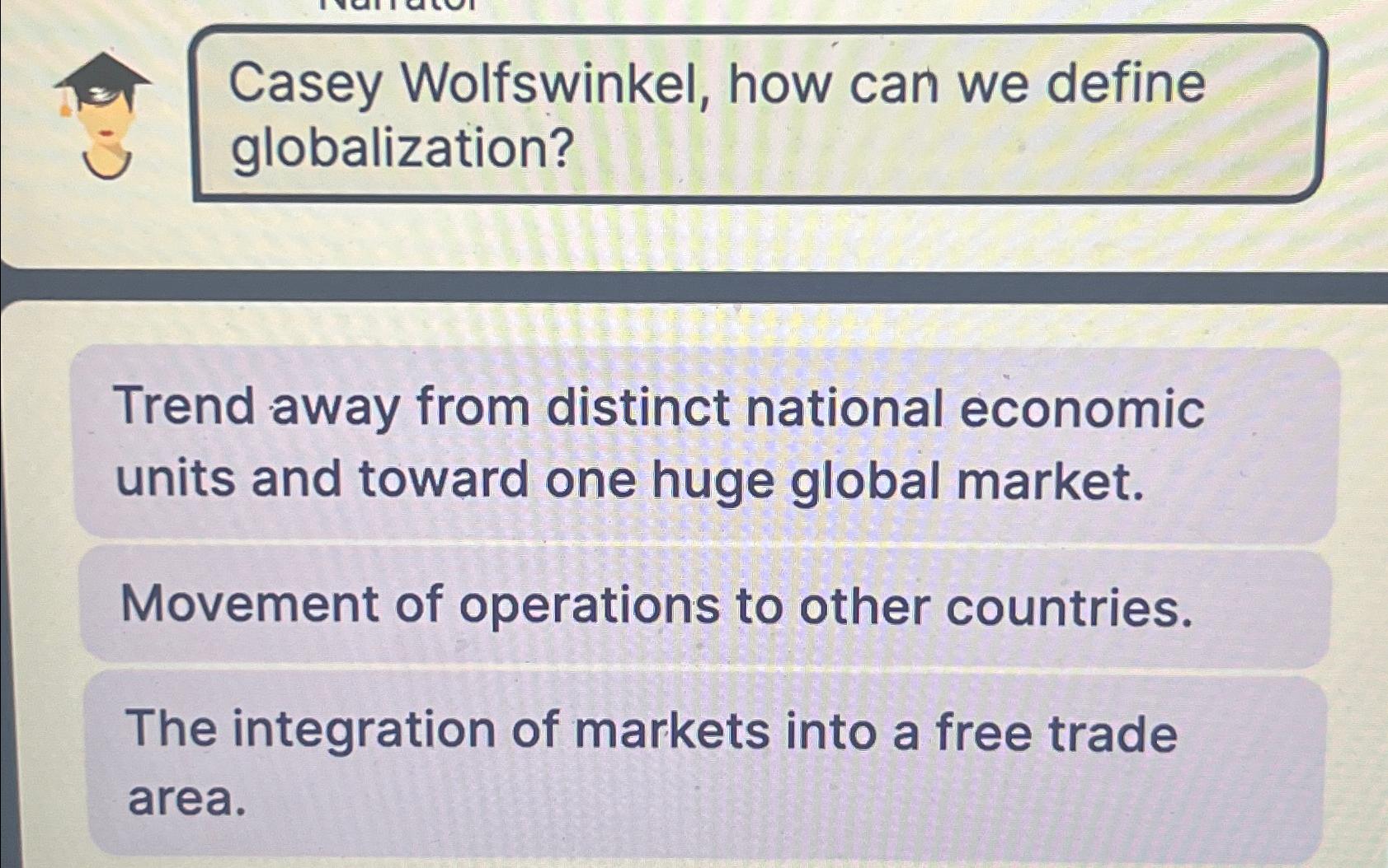 Solved Casey Wolfswinkel, how can we define | Chegg.com