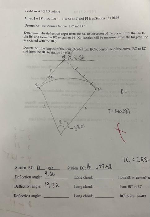 Solved Problem \#1 (12.5 points) Given I | Chegg.com