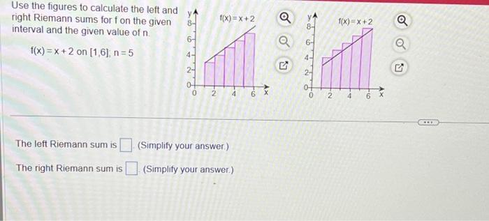 Solved Use the figures to calculate the left and right | Chegg.com