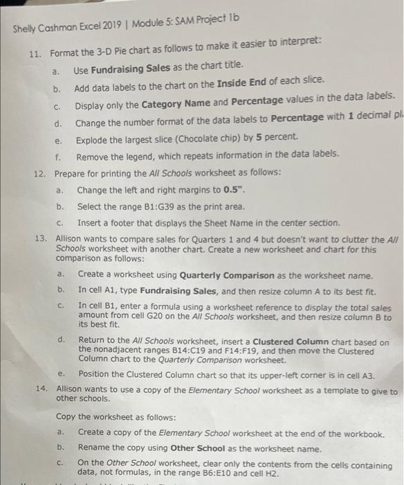 Solved SAM Project 5 other photos were blurry stuck on | Chegg.com