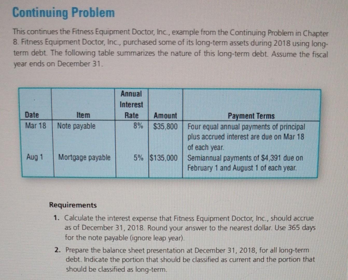 Solved Continuing Problem This continues the Fitness | Chegg.com