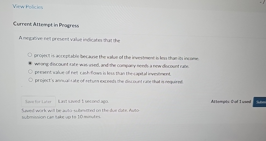 Solved View PoliciesCurrent Attempt in ProgressA negative | Chegg.com