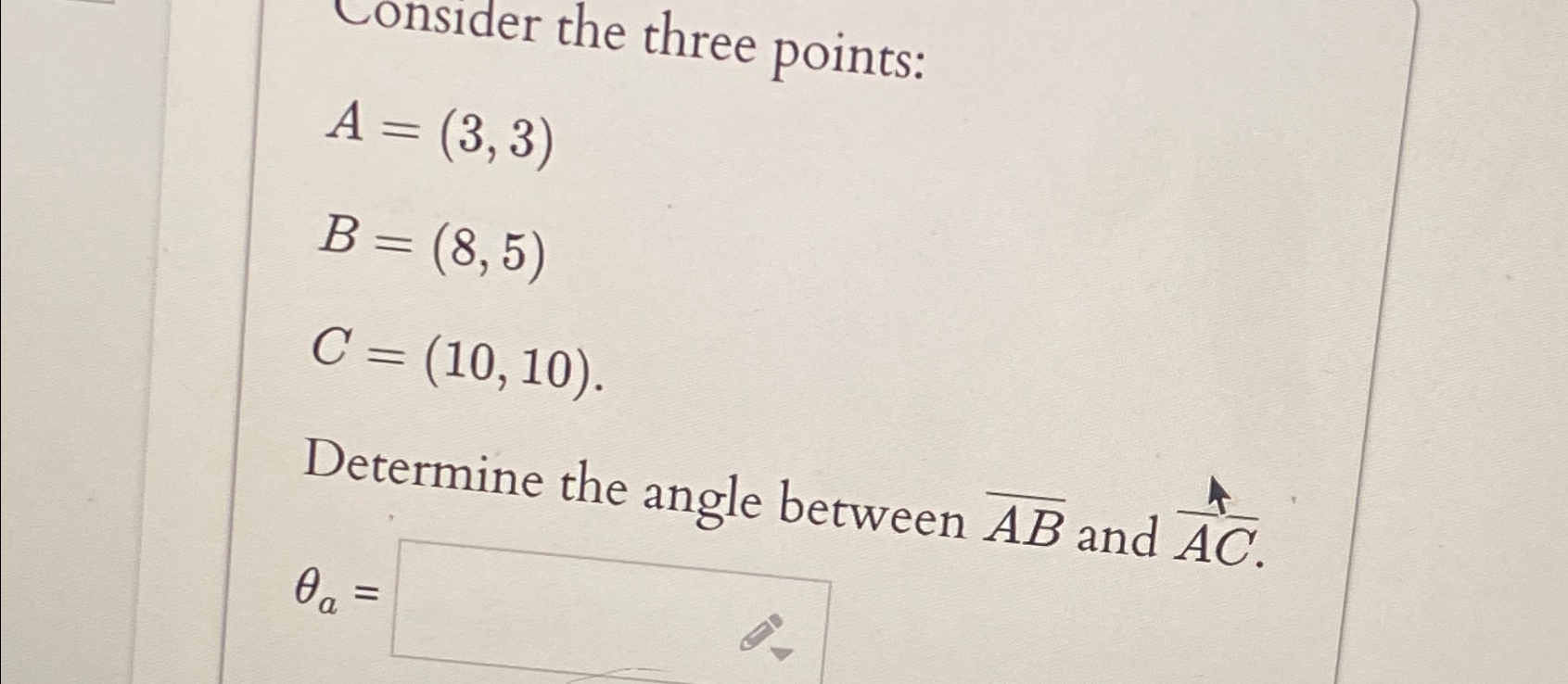 Solved Consider the three | Chegg.com