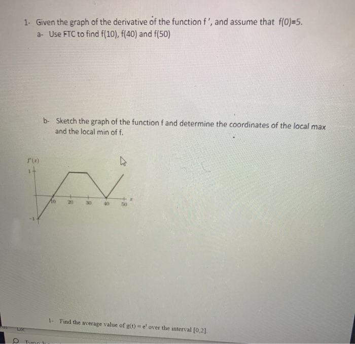 Solved b. Sketch the graph of the function fand determine | Chegg.com
