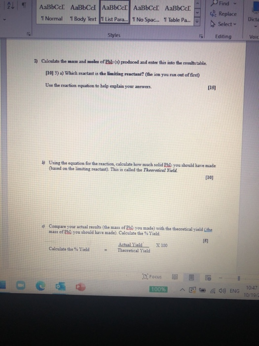 Solved pboard Font Paragraph Result Table: 110 Group Number | Chegg.com