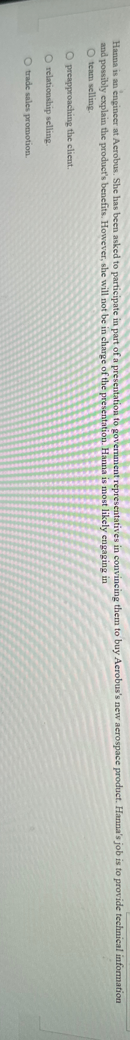 Solved and possibly explain the product's benefits. However, | Chegg.com