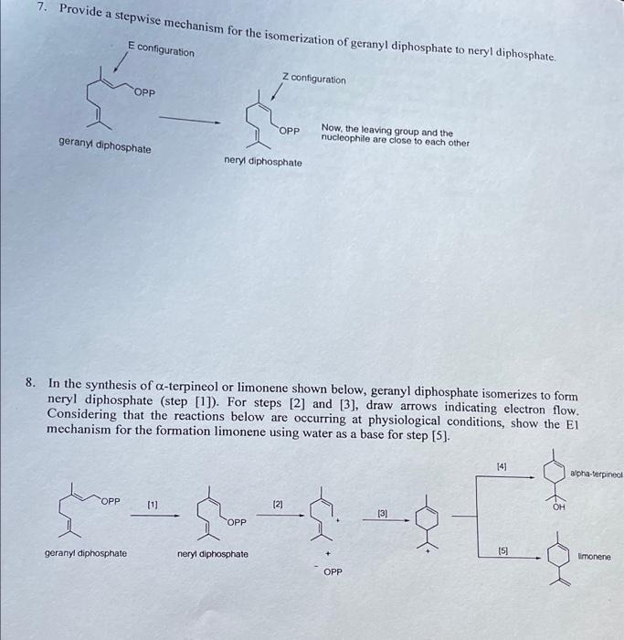 Solved 7. Provide a stepwise mechanism for the isomerization | Chegg.com