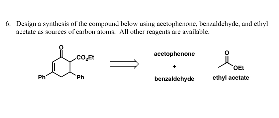 Solved I first tried reacting benzaldehyde and acetophenone | Chegg.com