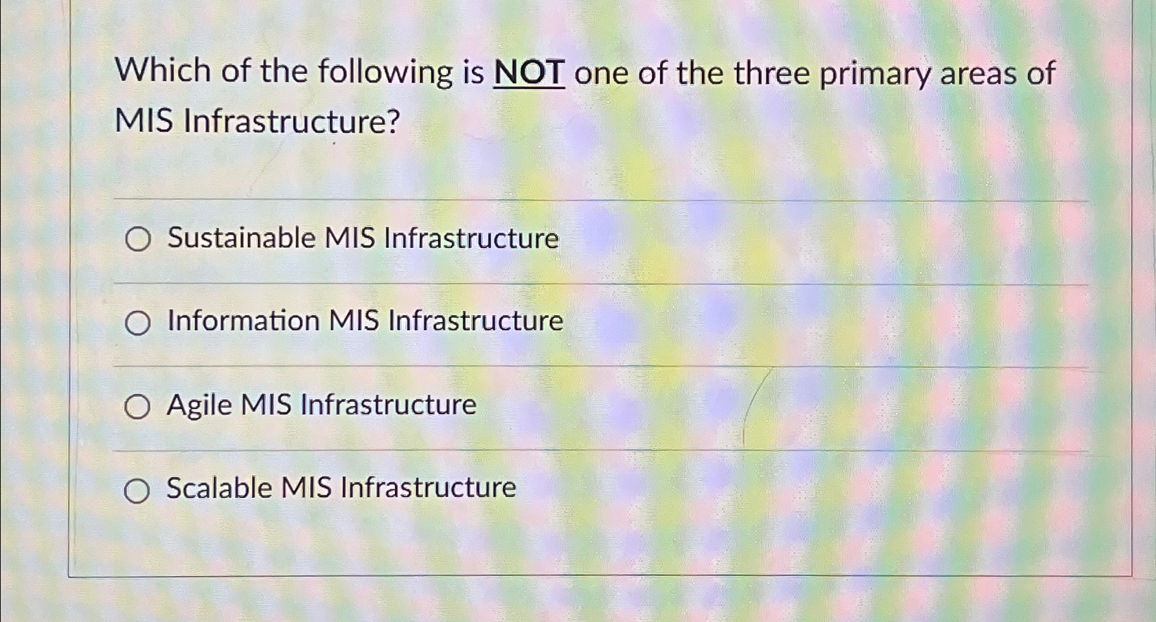Solved Which of the following is NOT one of the three | Chegg.com