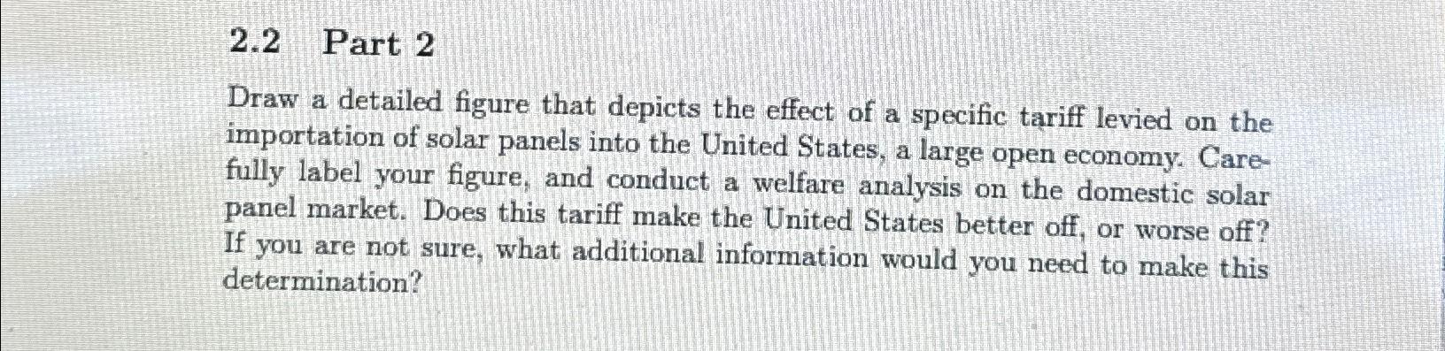 Solved 2.2 ﻿Part 2Draw a detailed figure that depicts the | Chegg.com