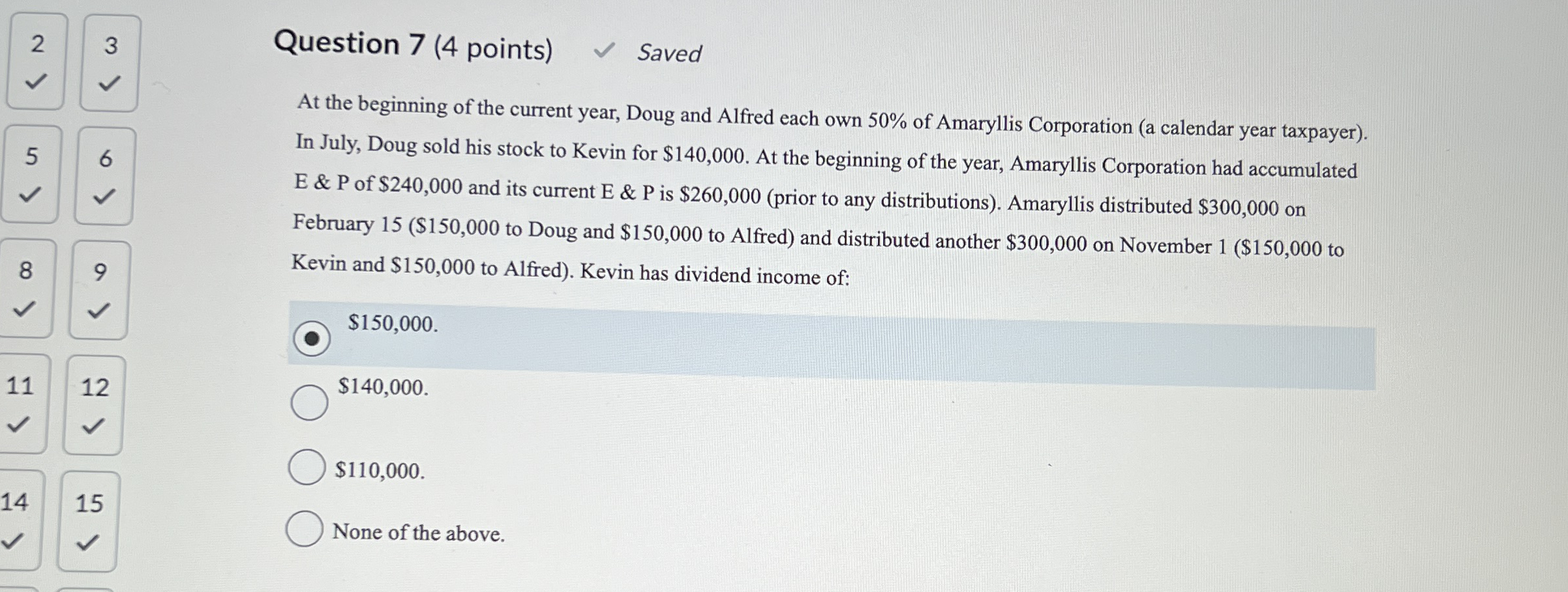 Solved 23Question 7 (4 ﻿points) ﻿SavedAt the beginning of | Chegg.com