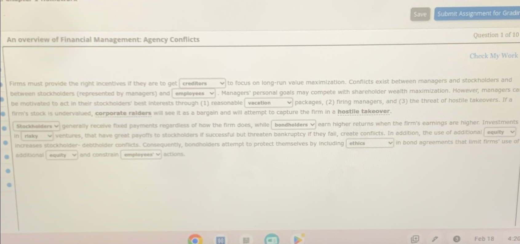 Solved Firms must provide the right incentives if they are | Chegg.com