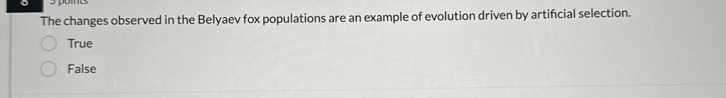 Solved The changes observed in the Belyaev fox populations | Chegg.com