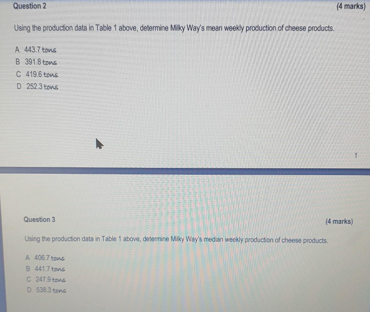 Solved Choose the most appropriate answer. Write down the | Chegg.com