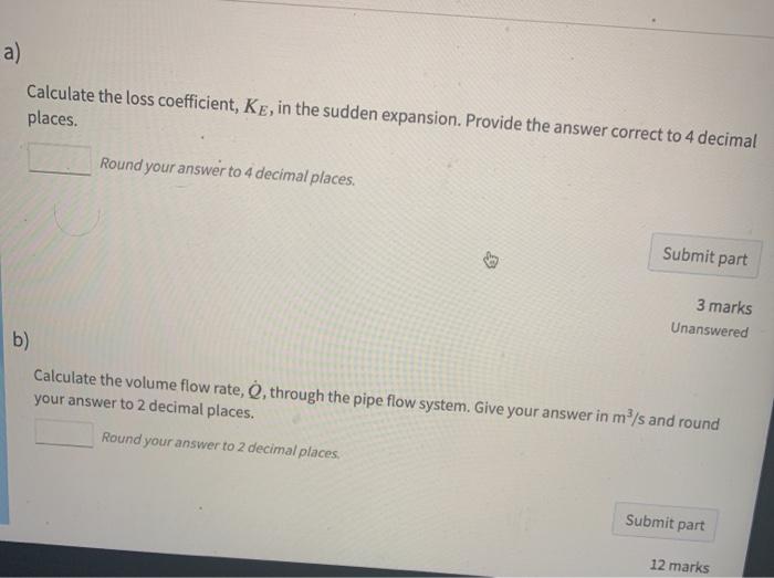 Solved The gravity driven pipe system shown above transports | Chegg.com