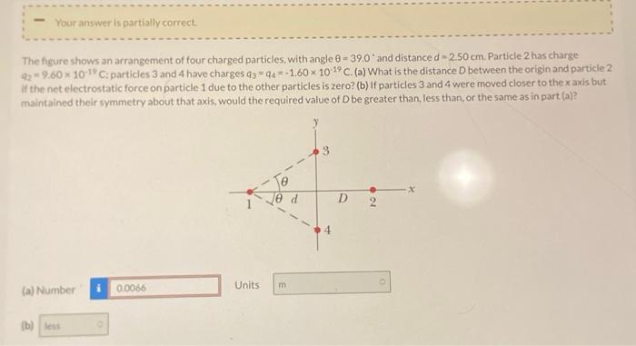 Solved The figure shows an arrangement of four charged | Chegg.com