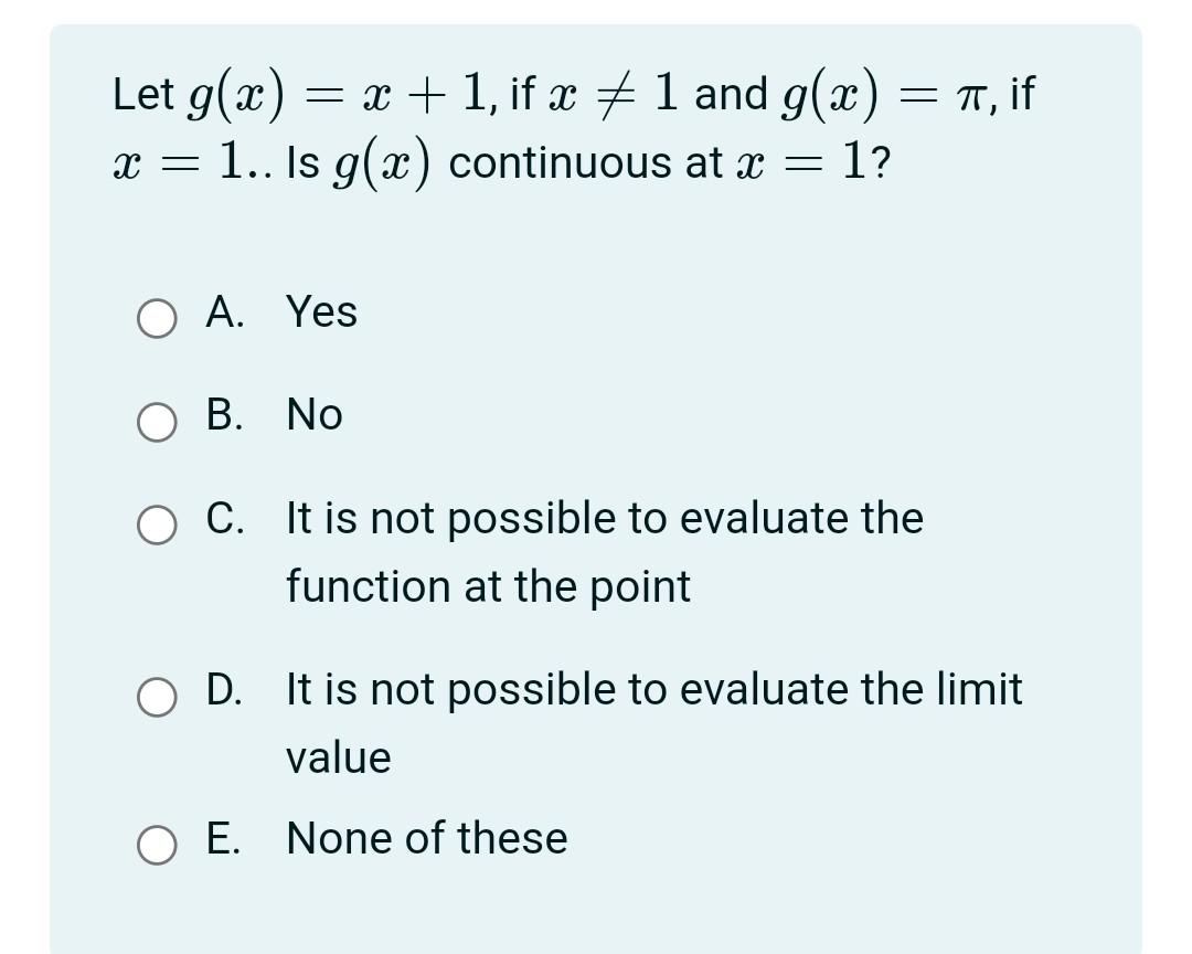 Solved If f(x)=1−1−x2 is continuous on [−1,1], what would be | Chegg.com