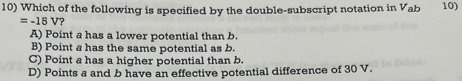 Solved Which of the following is specified by the | Chegg.com