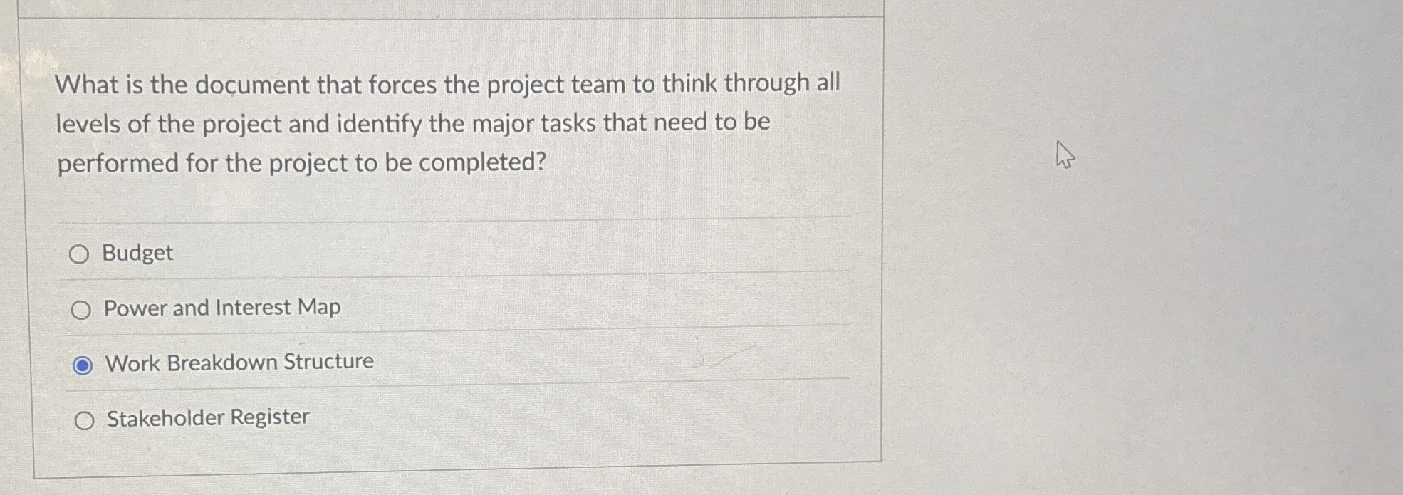 What is the document that forces the project team to | Chegg.com