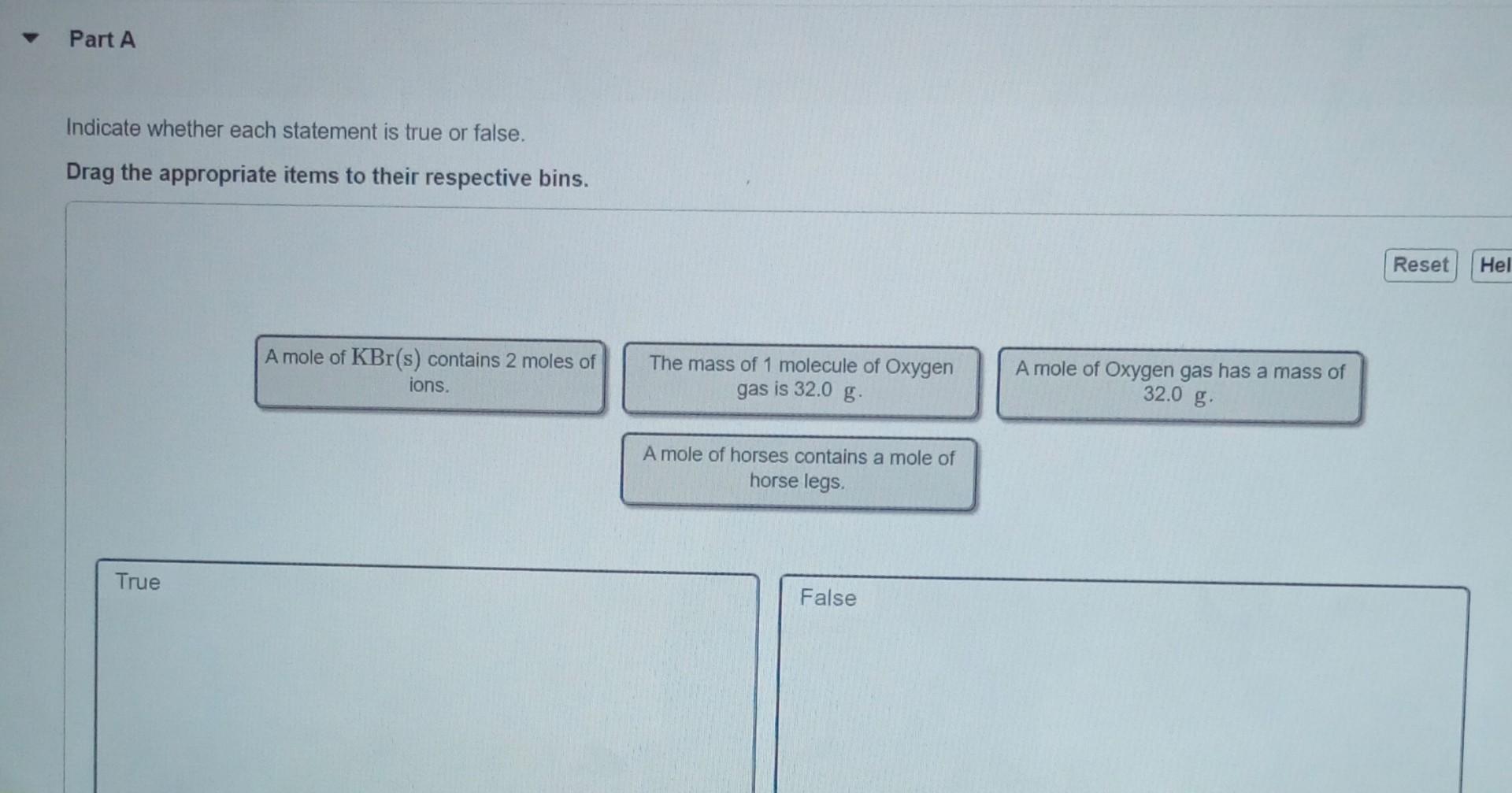 Solved Indicate whether each statement is true or false. | Chegg.com