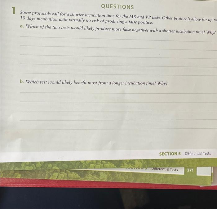 Solved QUESTIONS Some protocols call for a shorter | Chegg.com