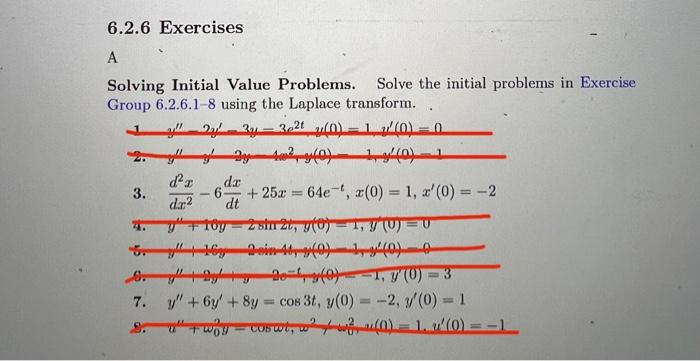 Solved Solving Initial Value Problems. Solve the initial | Chegg.com