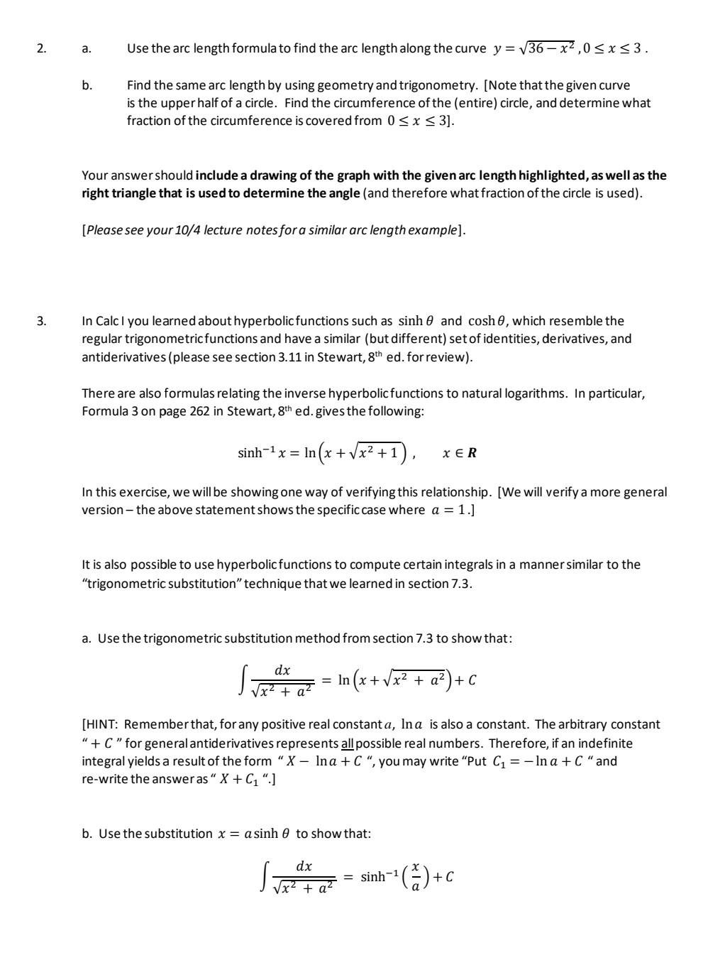 Solved 1. Use the Comparison Theorem (section 7.8 ) to | Chegg.com