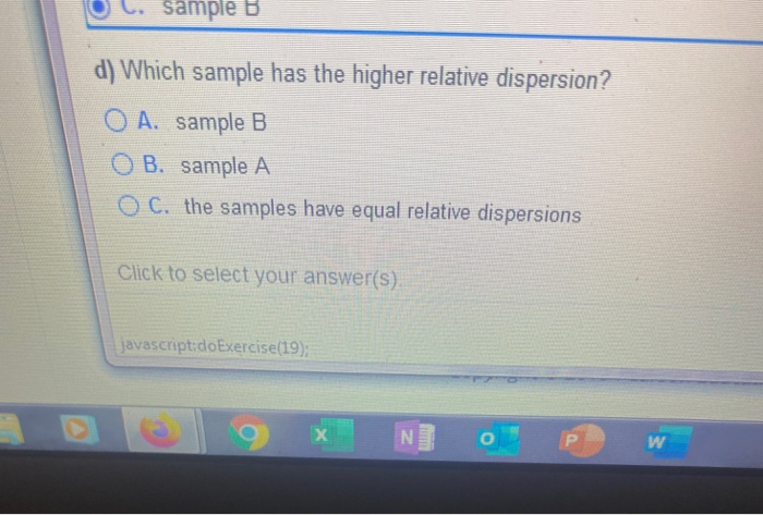 Solved Two samples are given. Find each sample's a) standard | Chegg.com