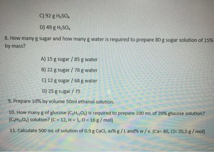 Solved 1. How to prepare 1M 1000ml NaCl solution? 2. How to | Chegg.com