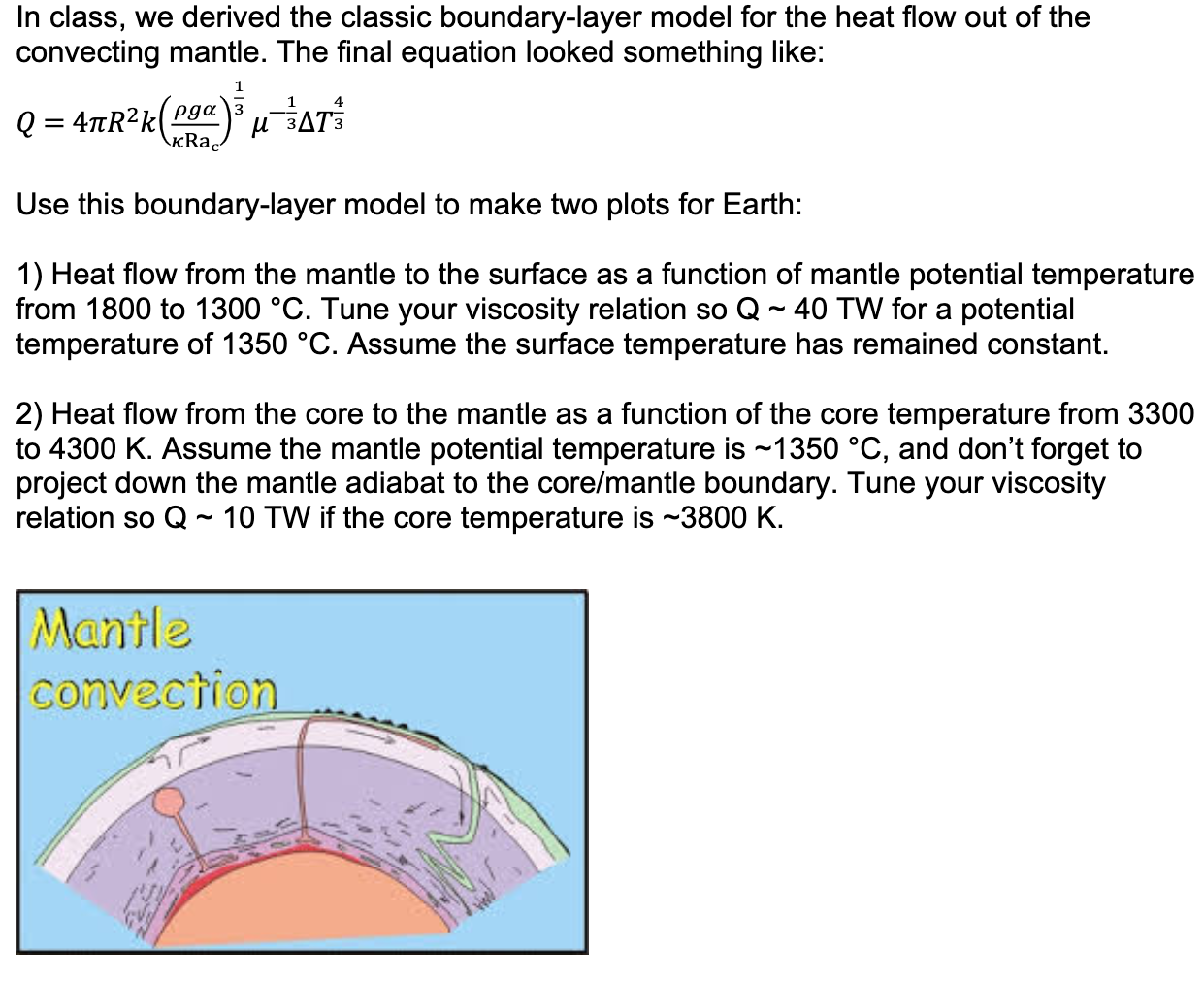 Solved In class, we derived the classic boundary-layer model | Chegg.com