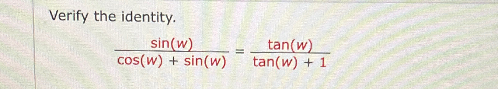 Solved Verify the | Chegg.com
