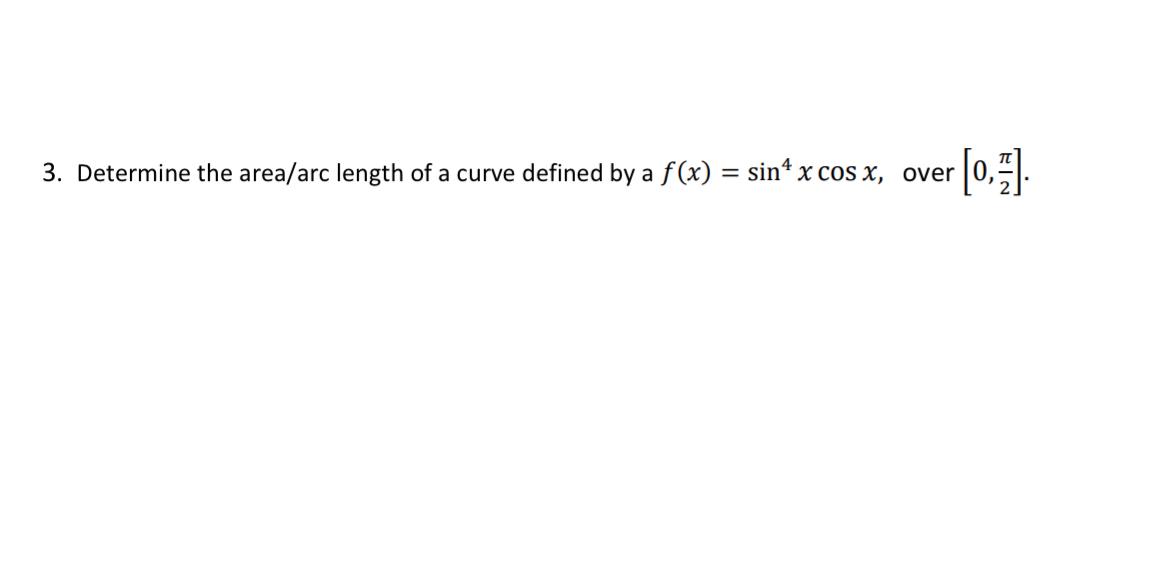 Solved Determine the area/arc length of a curve defined by a | Chegg.com