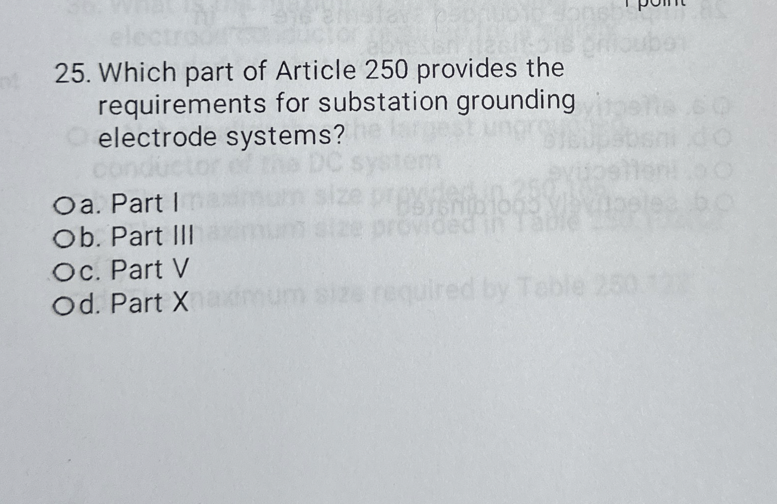 Solved Which part of Article 250 ﻿provides the requirements | Chegg.com