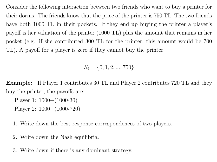 Solved Consider the following interaction between two | Chegg.com