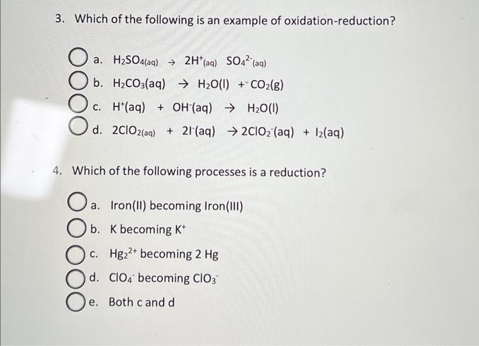Solved 3. Which of the following is an example of | Chegg.com