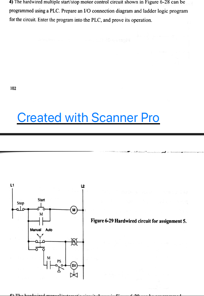 Solved The hardwired multiple start/stop motor control | Chegg.com