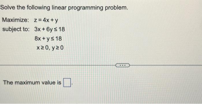 Solved what is the maximum value and what does it occur at? | Chegg.com