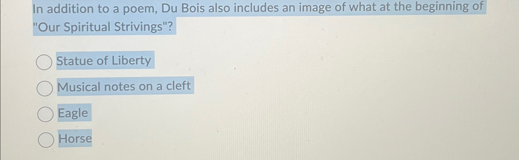 Solved In addition to a poem, Du Bois also includes an image | Chegg.com