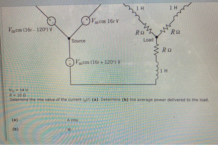 Solved Problem 12.3-3 A Y-connected source and load are | Chegg.com