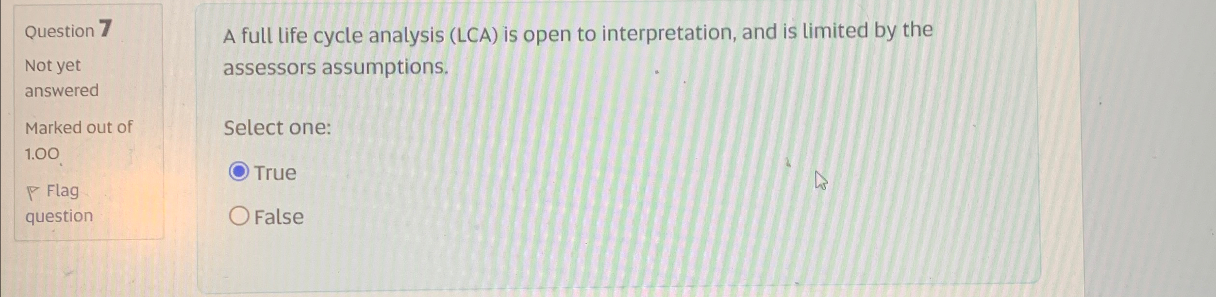 Solved Question 7Not yetansweredMarked out of1.00P | Chegg.com Solved Question 7Not yetansweredMarked out of1.00P | Chegg.com