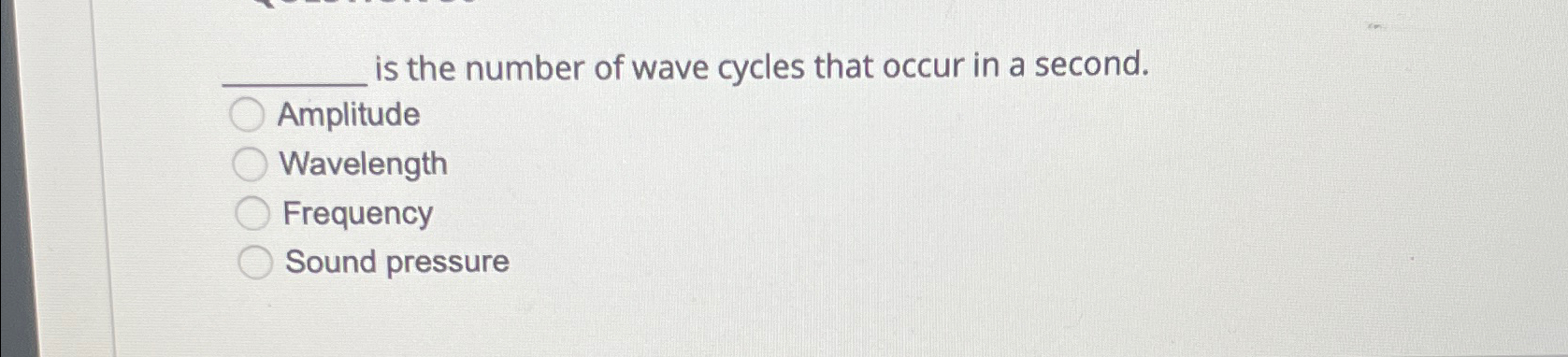 Solved is the number of wave cycles that occur in a | Chegg.com