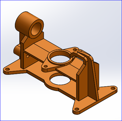 Solved Draw the model in Solidworks 3D assign the appearance | Chegg.com