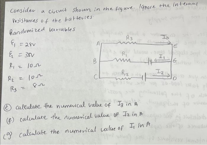 Solved Consider a circuit shown in the figure. Iqnore the | Chegg.com