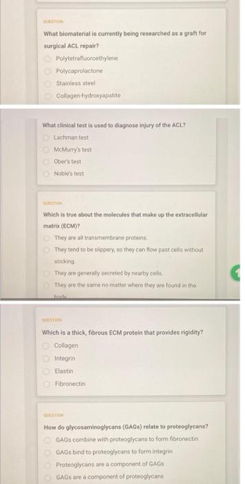 Solved QUESTION How is a rat ACL ruptured in this video? O | Chegg.com