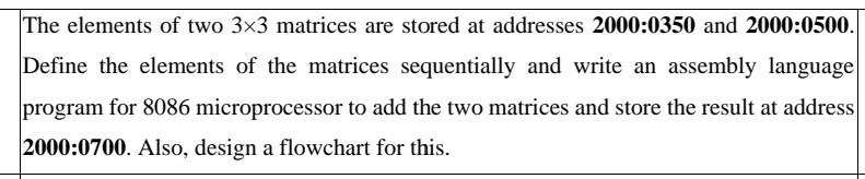 Solved The elements of two 3×3 matrices are stored at | Chegg.com
