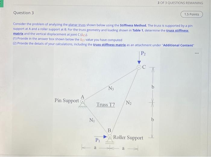 Solved Consider the problem of analyzing the planar truss | Chegg.com Solved Consider the problem of analyzing the planar truss | Chegg.com