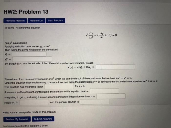 Solved HW2: Problem 13 Previous Problem Problem List Next | Chegg.com Solved HW2: Problem 13 Previous Problem Problem List Next | Chegg.com