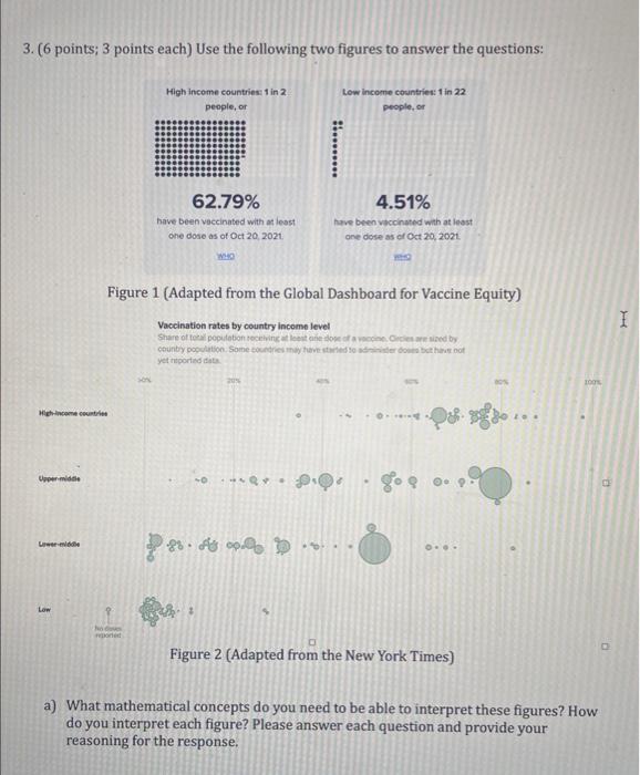 Solved 3. ( 6 points; 3 points each) Use the following two | Chegg.com